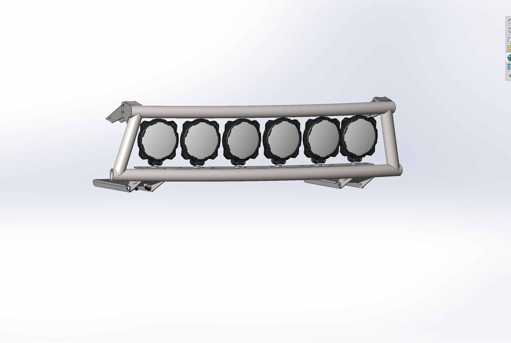 Gen 3 Ford Raptor Race truck front bumper light bar mount kit - Foutz ...