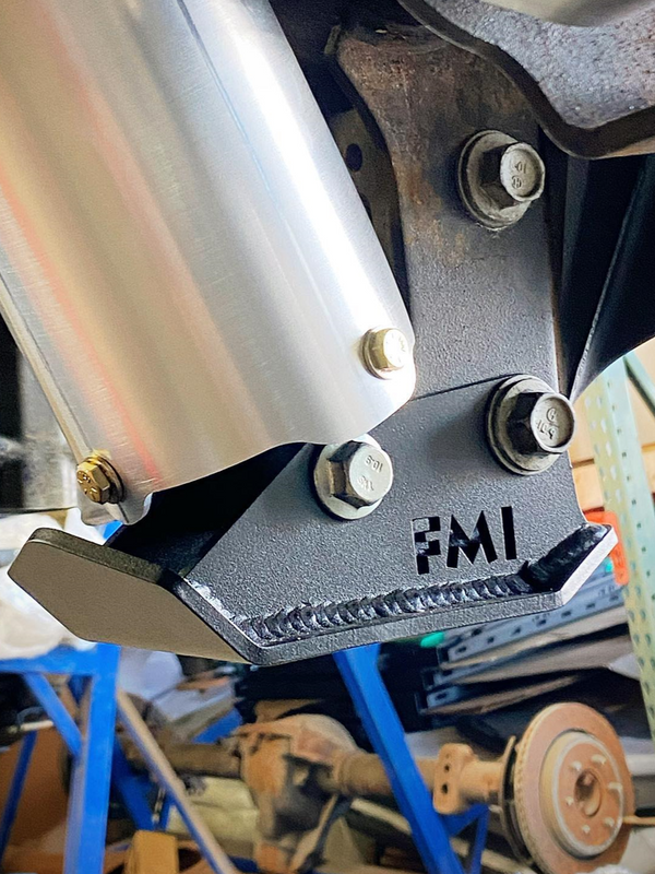 Rear Shock Skids Tagged "2021 Raptor Suspension" - Foutz Motorsports LLC