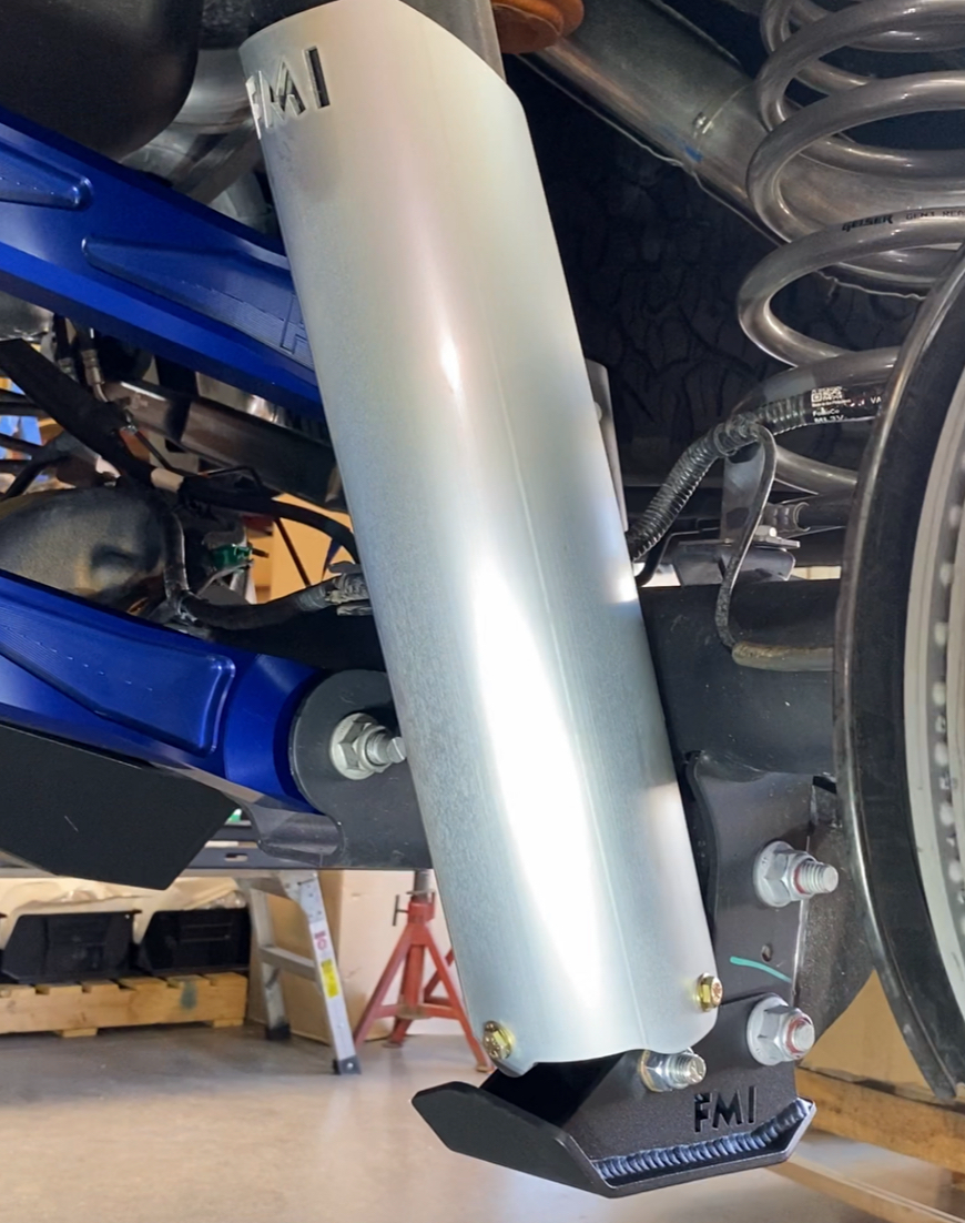 Full Length Aluminum Shock Guard for Gen3 Ford Raptor/ Raptor R for Re ...