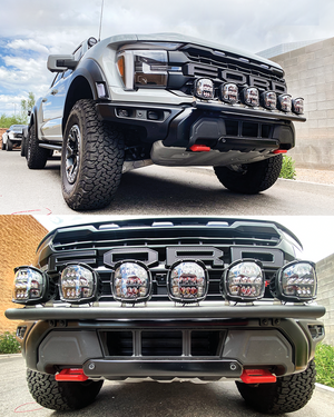 2024 Raptor Front Light Mount Kit (modular bumper) - Use Any Light ...