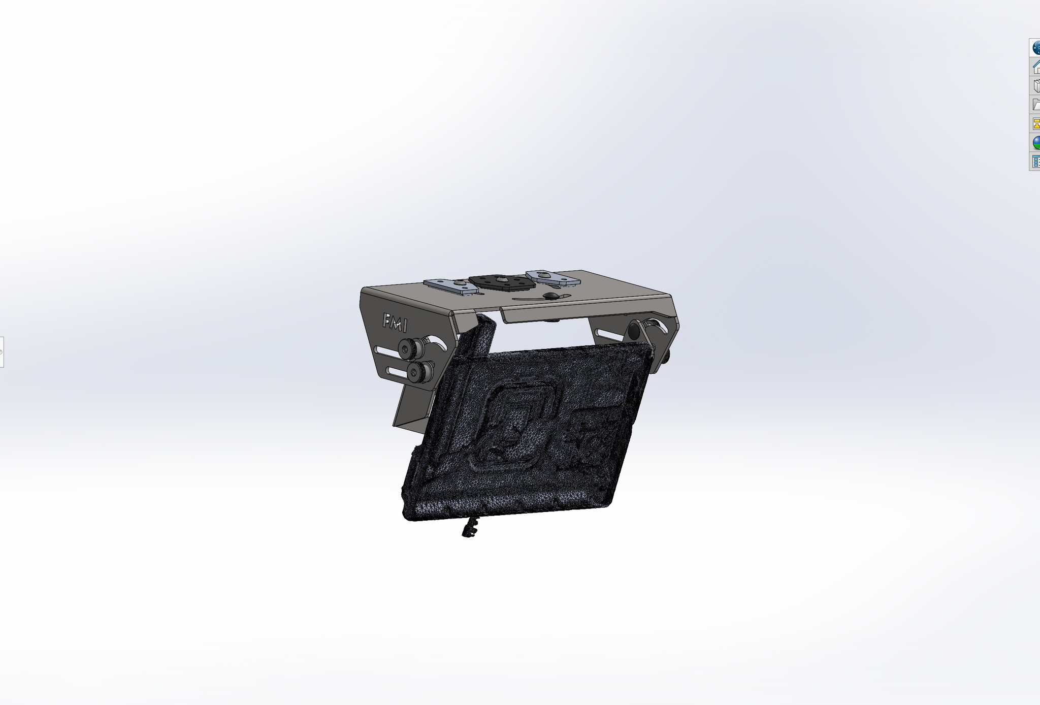 Fold Down Garmin TREAD-XL GPS Mount - Bronco Roof Mount - Foutz ...