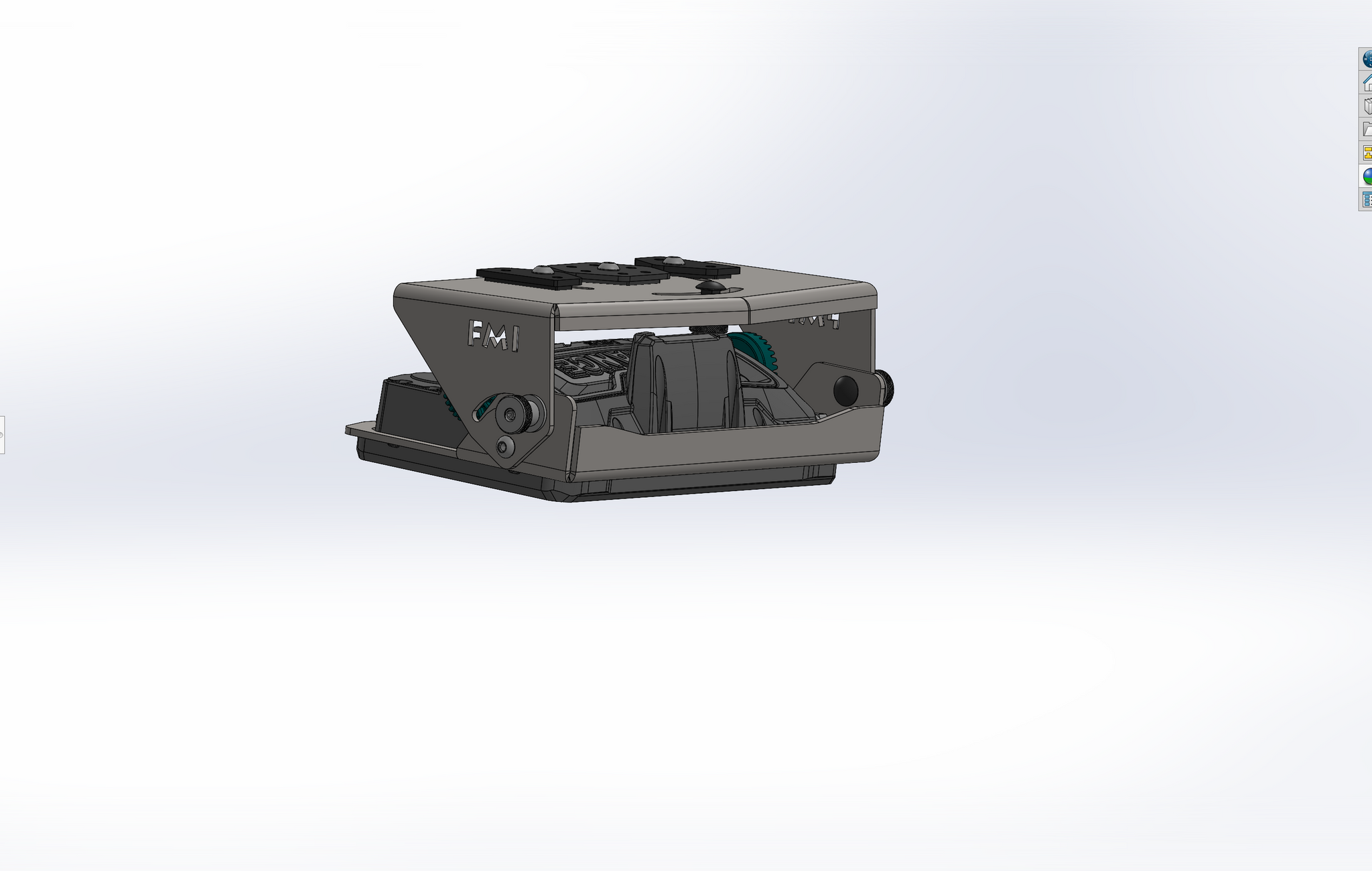 Fold Down Lowrance HDS7-CARBON GPS Mount - Bronco Roof Mount - Foutz ...