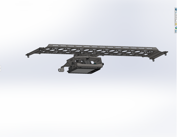 Fold Down Lowrance HDS7-CARBON GPS Mount - Bronco Roof Mount - Foutz ...