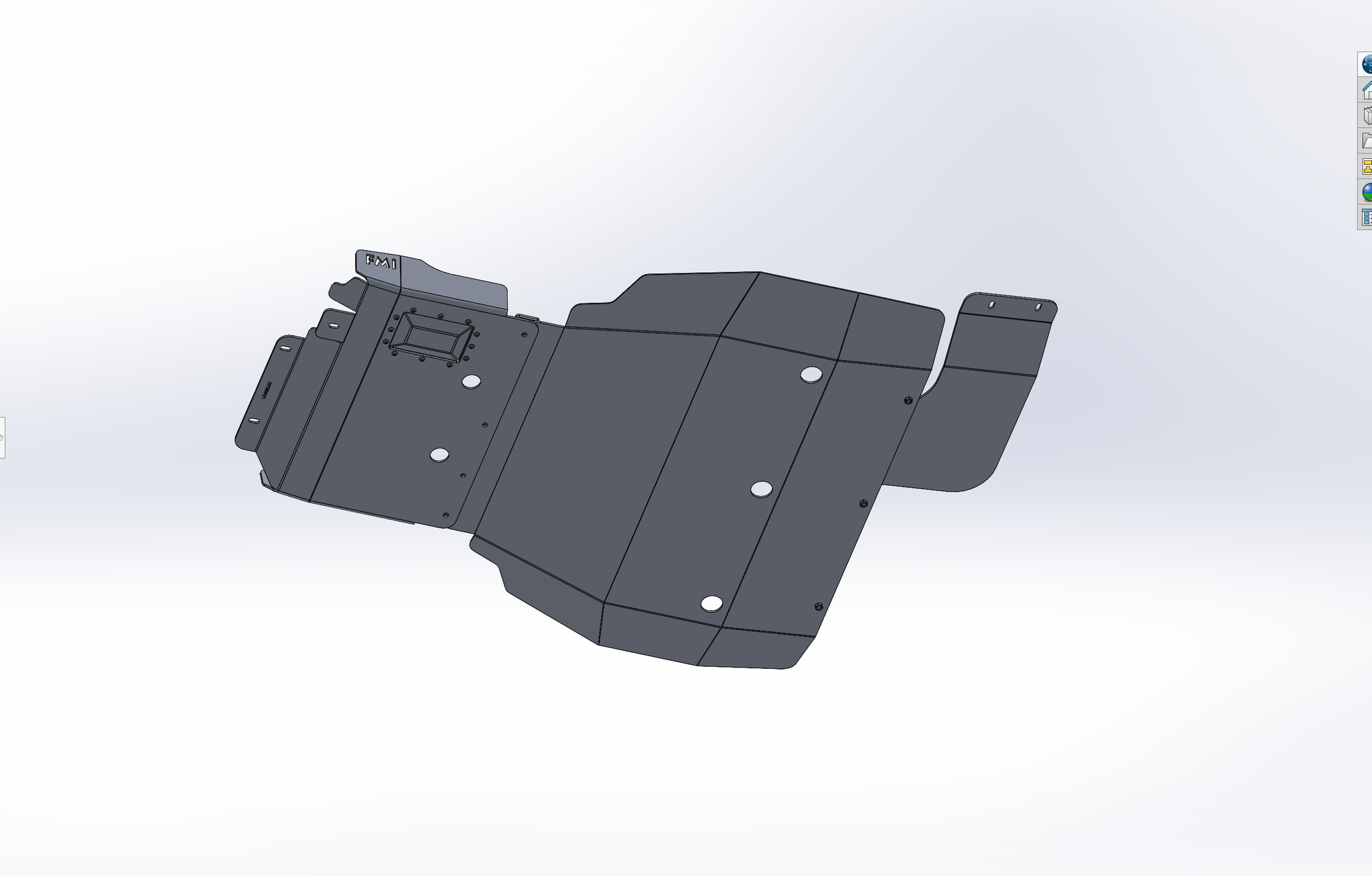 2024 - UP Ford Ranger Raptor Skid Plate - Foutz Motorsports LLC