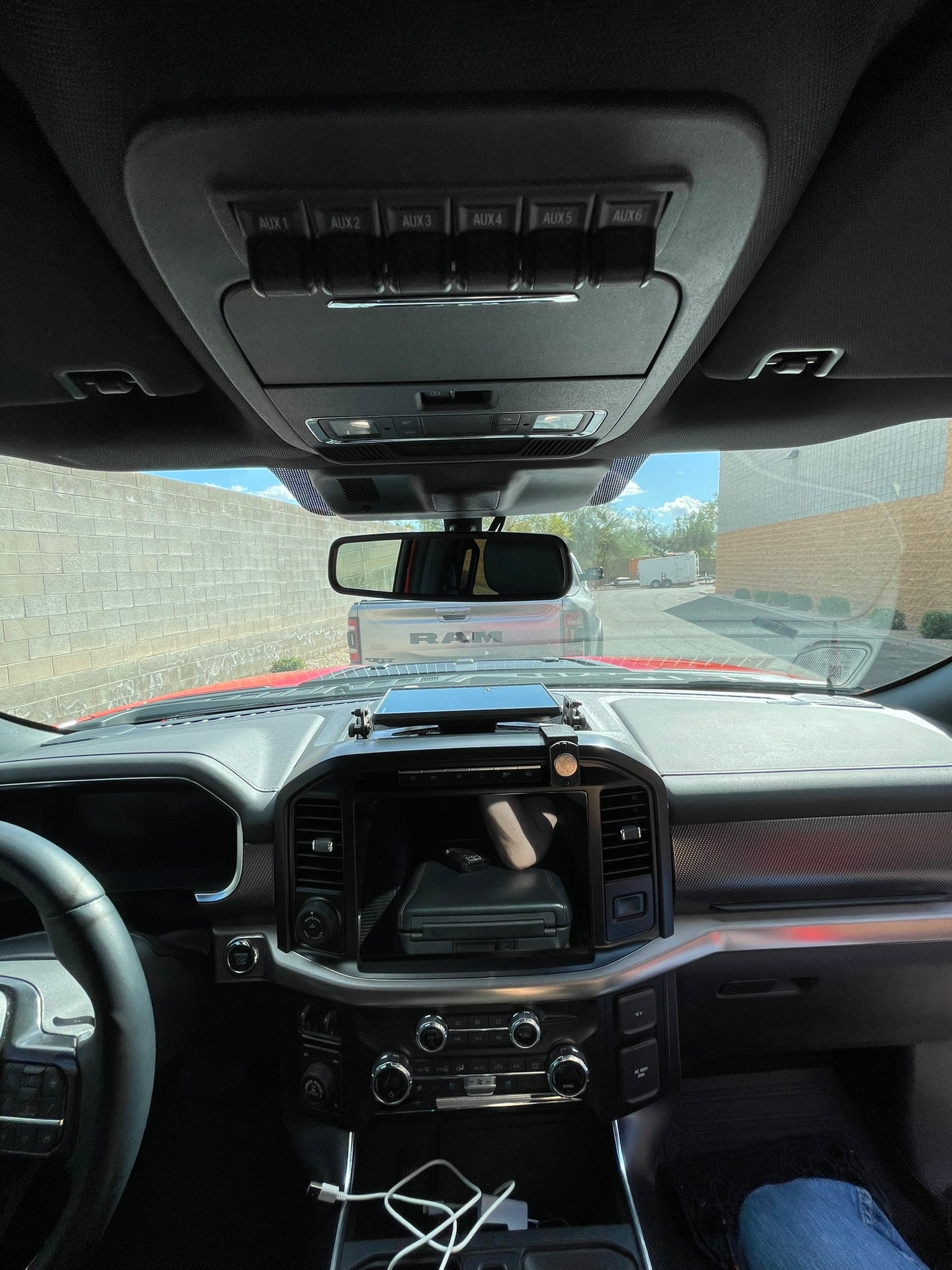 2021-2023 Gen 3 Raptor Center Dash Fold Down GPS mount-Garmin TREAD XL ...