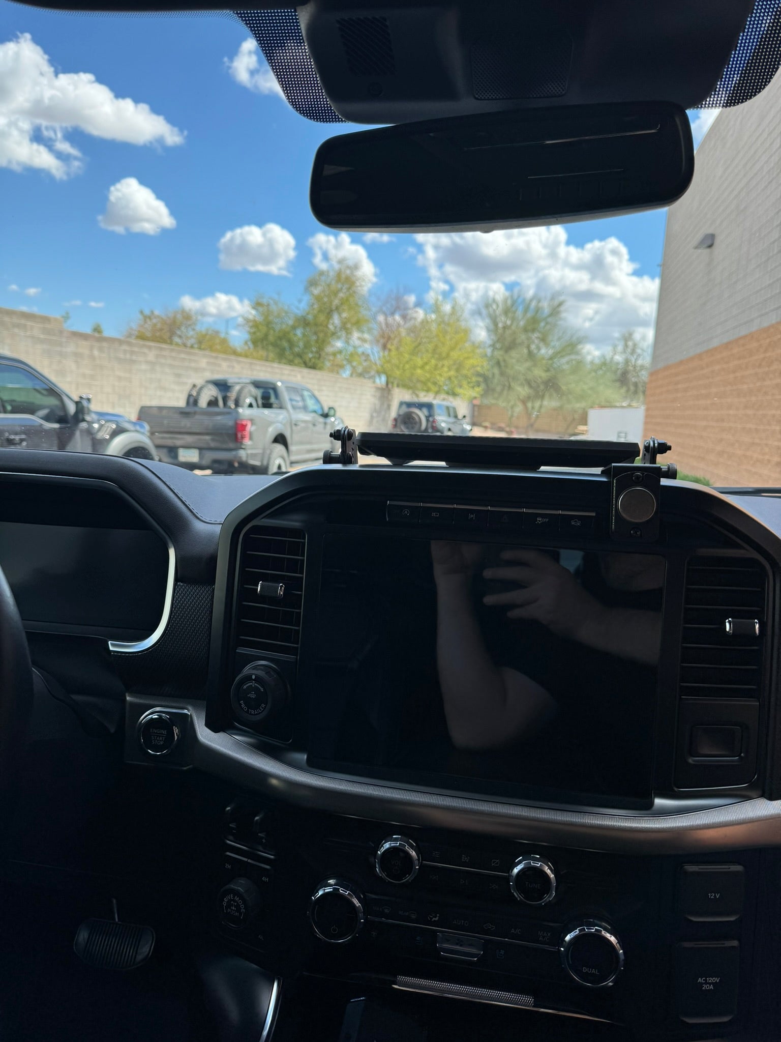 2021-2023 Gen 3 Raptor Center Dash Fold Down GPS mount-Garmin TREAD XL ...