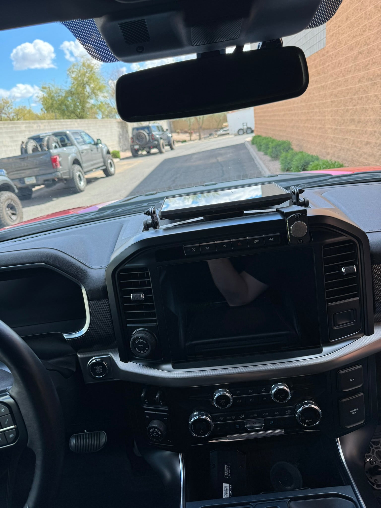 2021-2023 Gen 3 Raptor Center Dash Fold Down GPS mount-Garmin TREAD XL ...