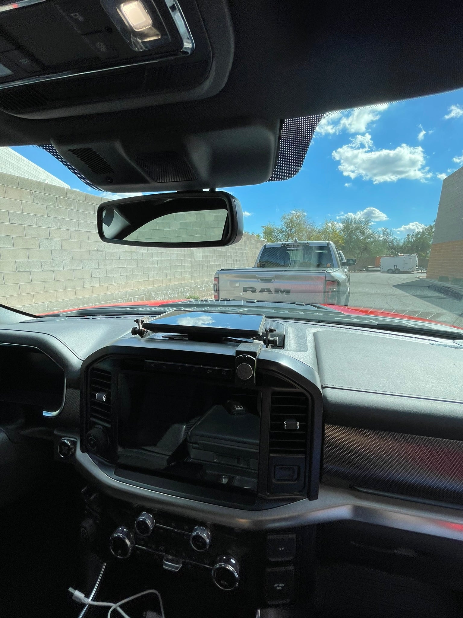 2021-2023 Gen 3 Raptor Center Dash Fold Down GPS mount-Garmin TREAD XL ...