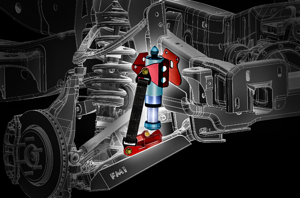 Gen 2 Raptor Front Limit Strap and Bump Stop Kit for Stock Lower A-Arm ...