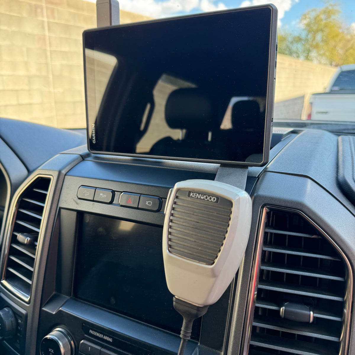 Gen 2 Raptor / F150 / Super Duty - Center Dash Fold Down GPS Mount (Ga ...