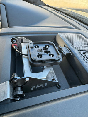 Gen 2 Raptor / F150 / Super Duty - Center Dash Fold Down GPS Mount (Ga ...