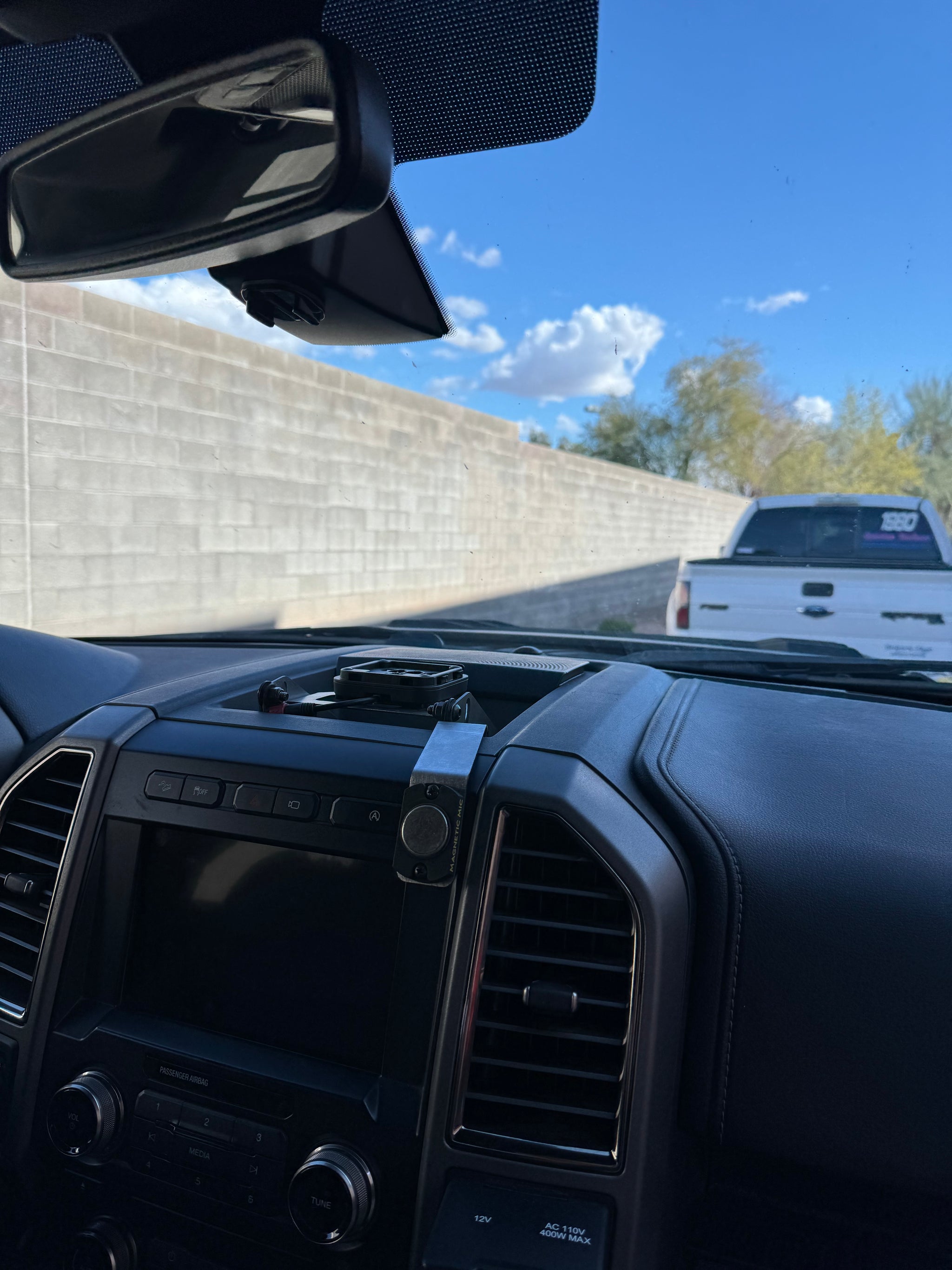 Gen 2 Raptor / F150 / Super Duty - Center Dash Fold Down GPS Mount (Ga ...