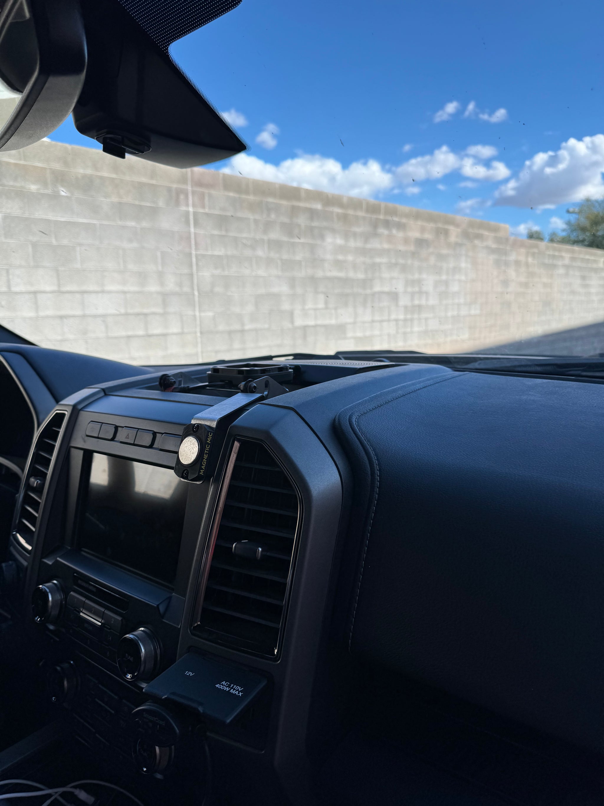 Gen 2 Raptor / F150 / Super Duty - Center Dash Fold Down GPS Mount (Ga ...
