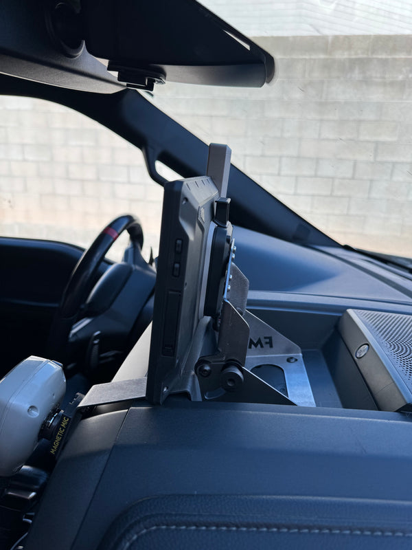 Gen 2 Raptor / F150 / Super Duty - Center Dash Fold Down GPS Mount (Ga ...