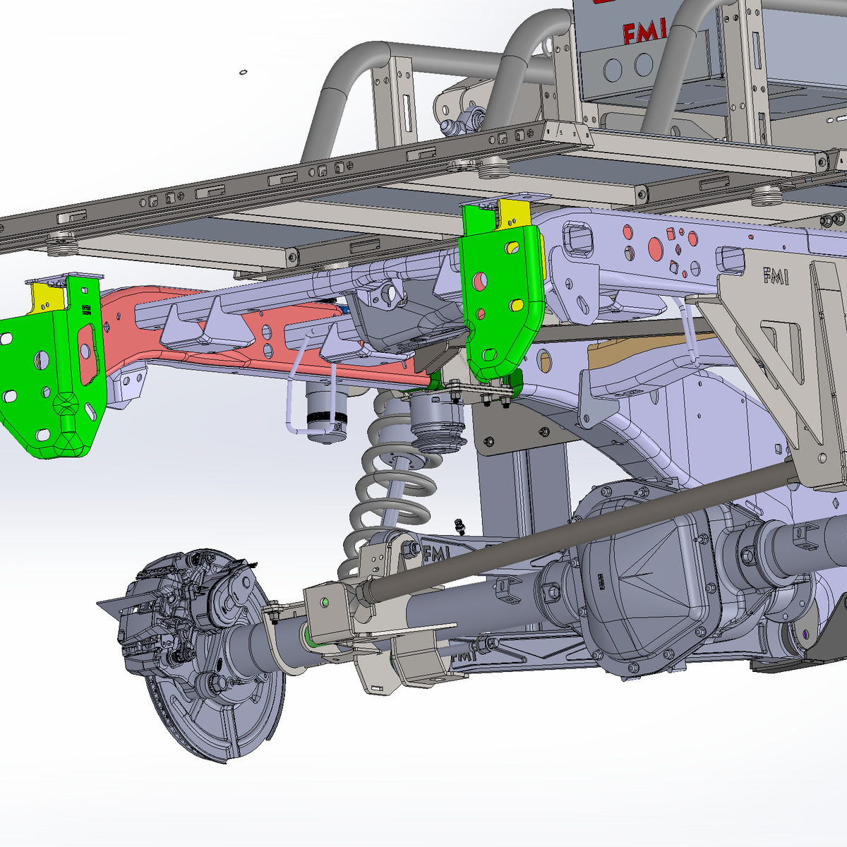 2021-2025 Gen 3 Raptor Panhard Bar Rear Frame Mount, Long Travel Suspe ...