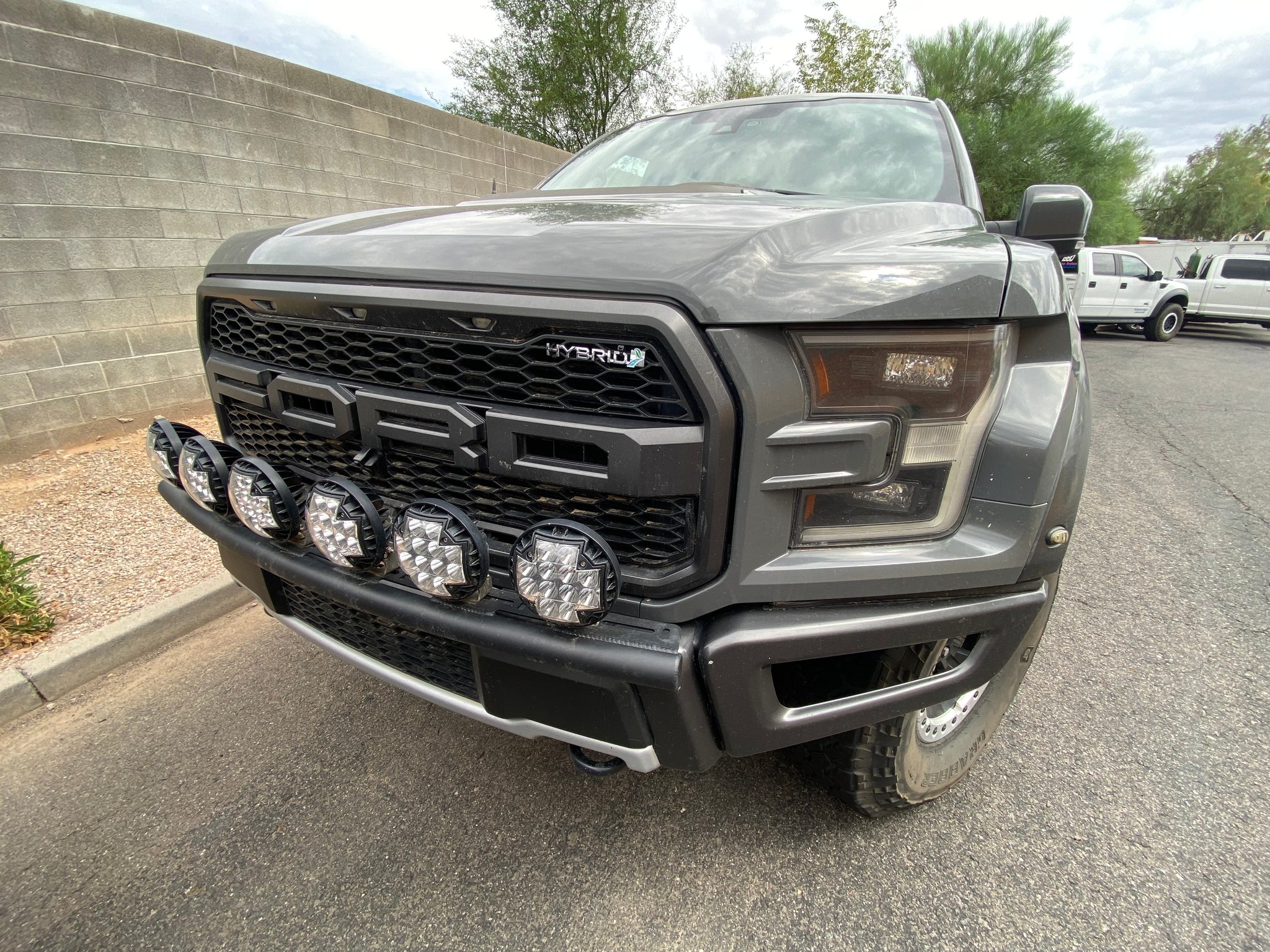 Gen 2 Raptor Front Light Mount Kit (stock bumper) - Use Any Light ...
