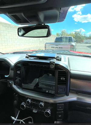 2021-2023 Gen 3 Raptor Center Dash Fold Down GPS mount-Garmin TREAD XL ...