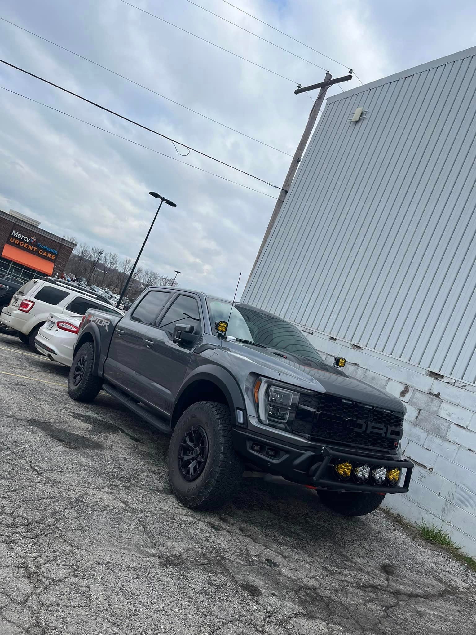 Gen 3 Ford Raptor Race truck front bumper light bar mount kit - Foutz ...