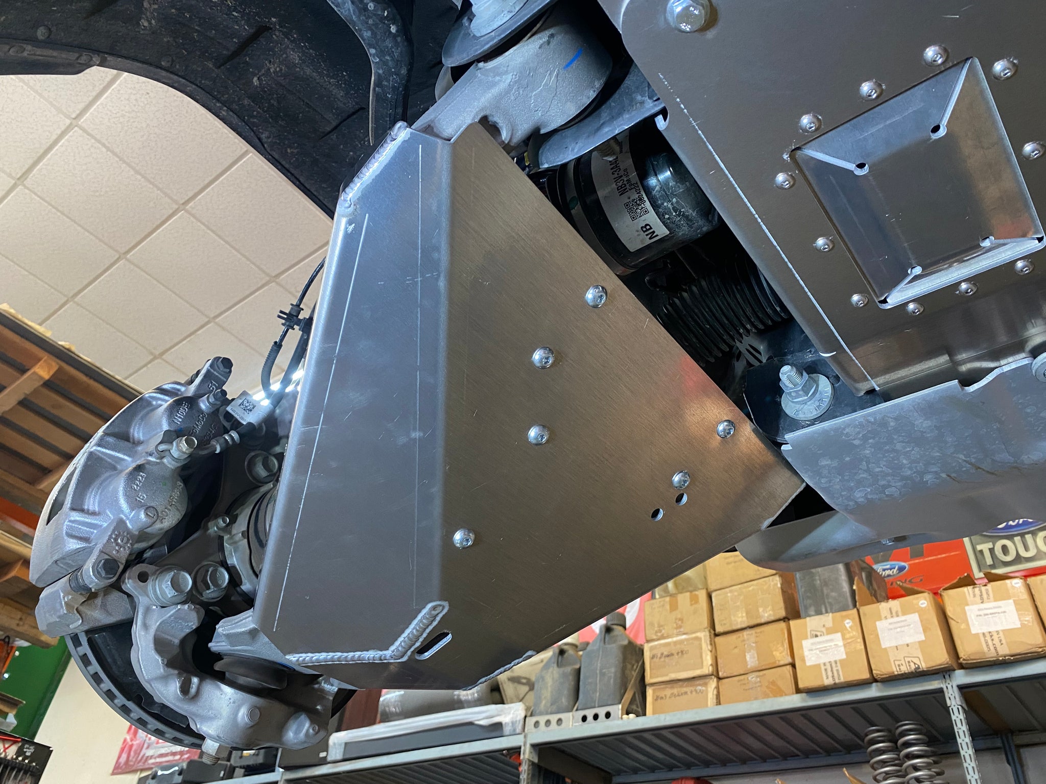 Bronco Raptor (2022 +) Lower Control Arm Skid Plate Kit - Stock Arm ...