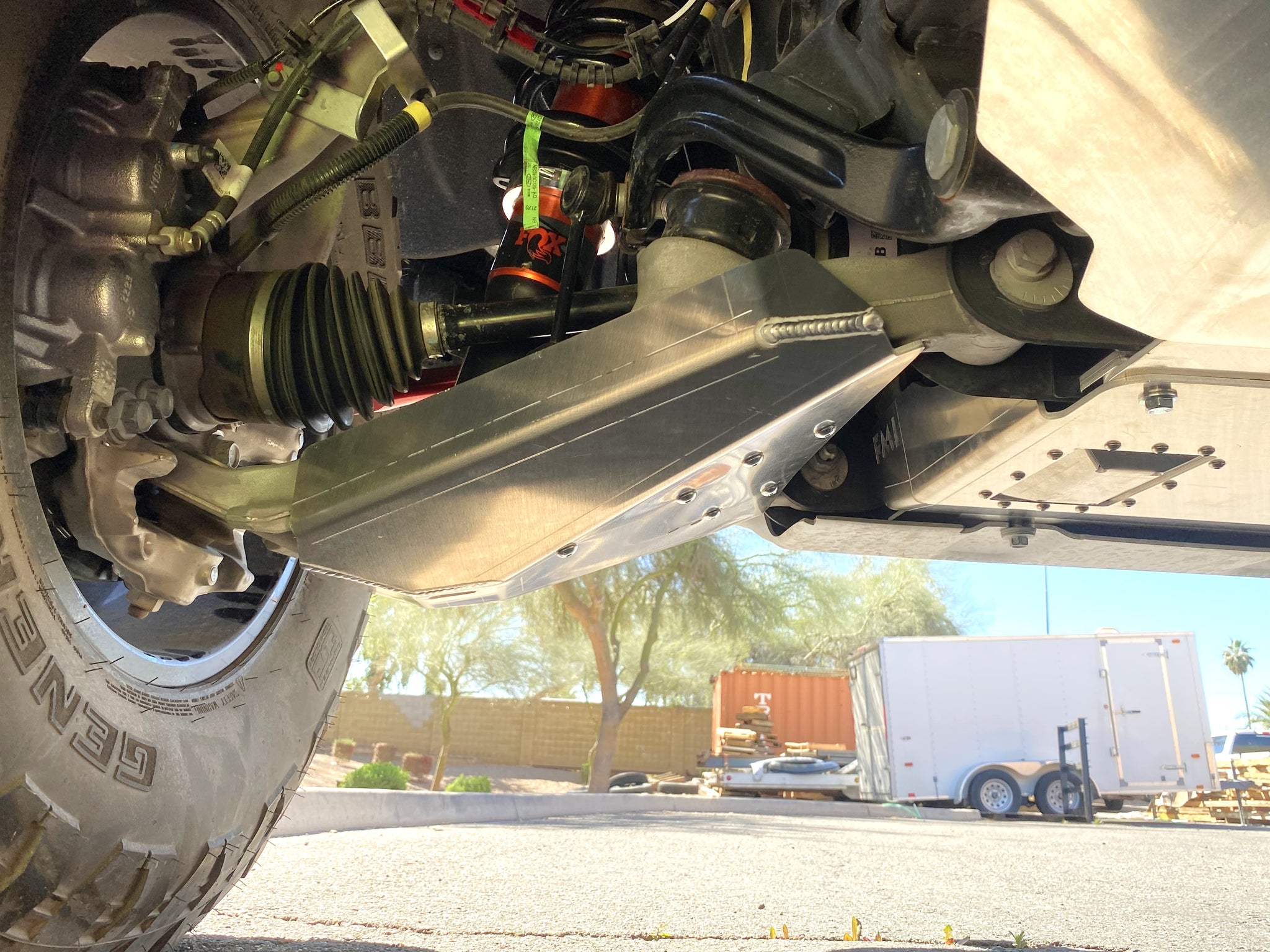 Bronco Raptor (2022 +) Lower Control Arm Skid Plate Kit - Stock Arm ...