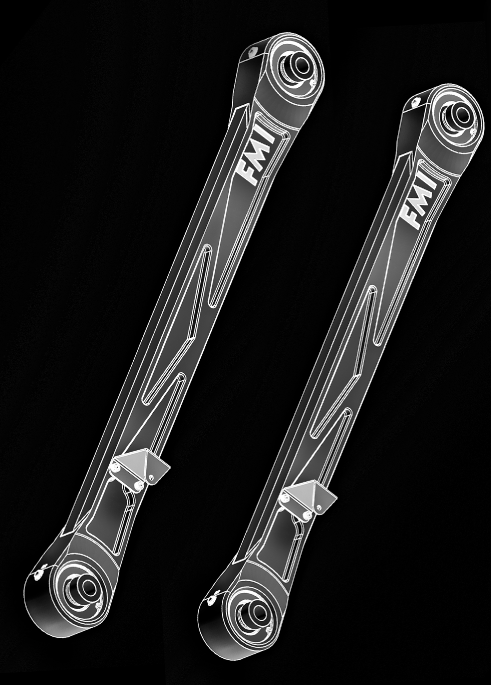 2024 Ranger Raptor - Rear Lower Billet Aluminum Suspension Arms with U ...