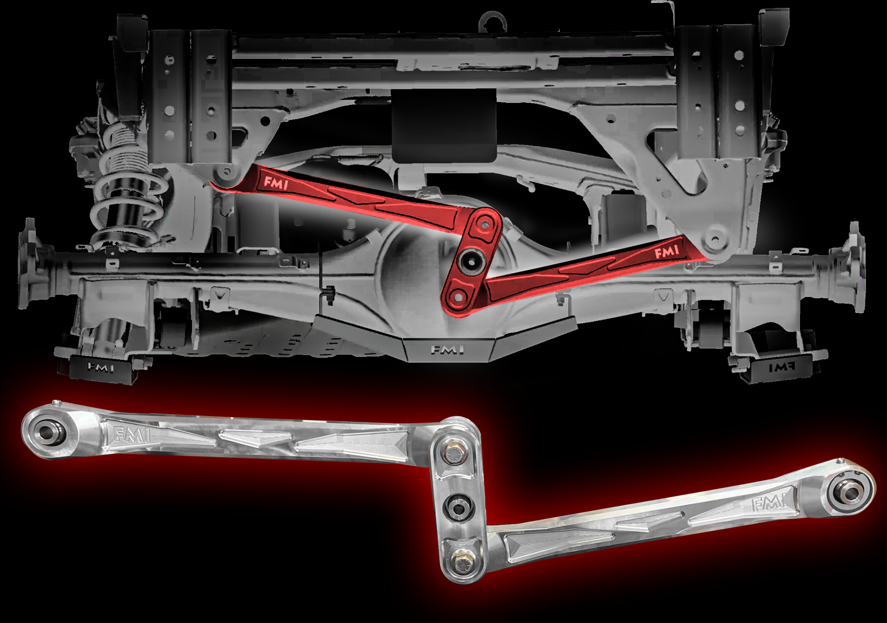 2024 Ranger Raptor Billet Aluminum Rear Watts Link kit - Foutz ...