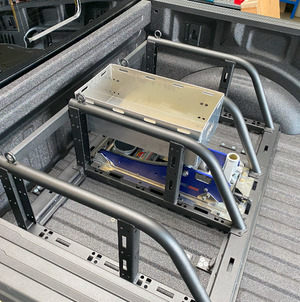 Raptor (2010-2024) Dual Tire Carrier Quick Release Modular Bed Organiz ...