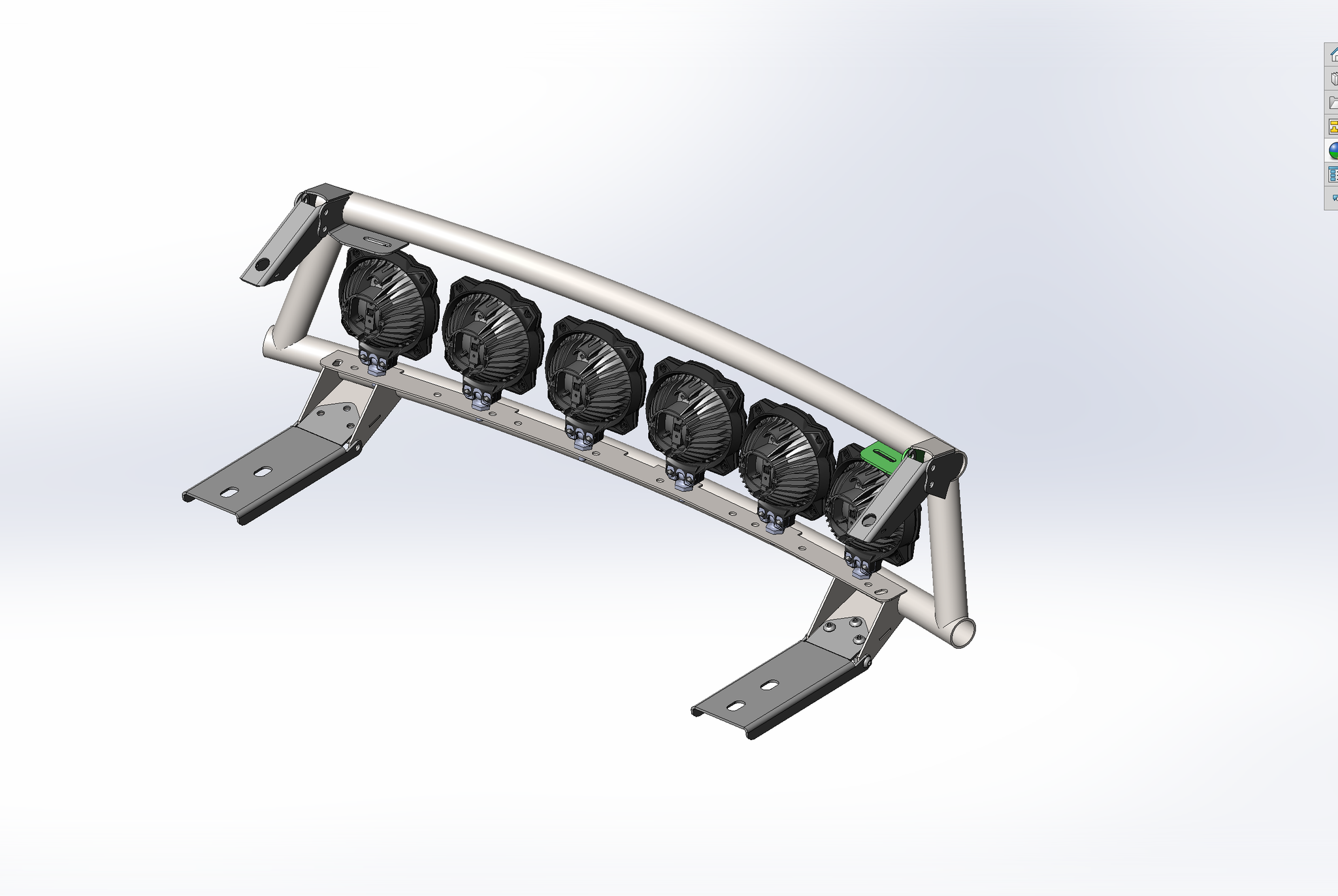 2017 - 2020 Ford Raptor Race truck front bumper light bar mount kit ...