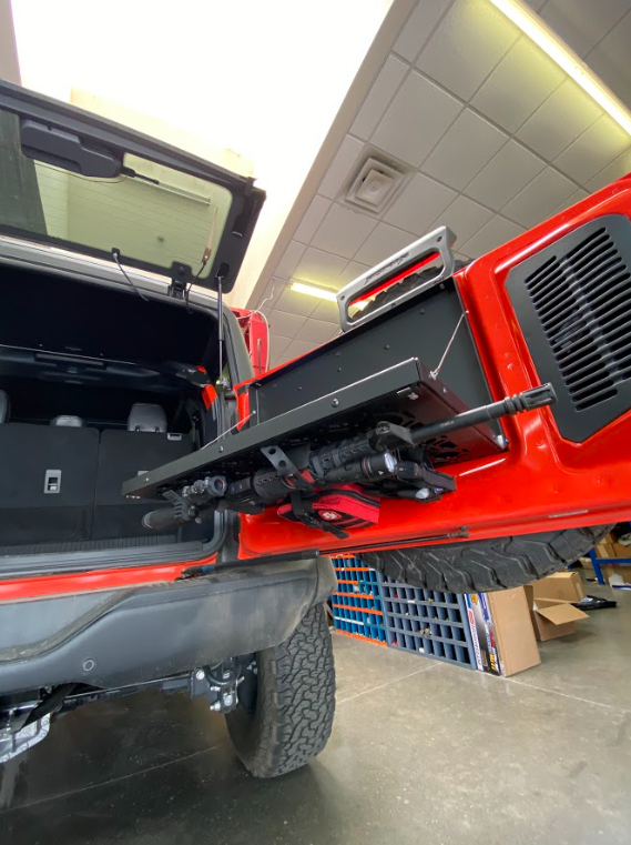 2021+ Ford Bronco / 2022+ Bronco Raptor Tailgate Fold Down Table Kit b ...