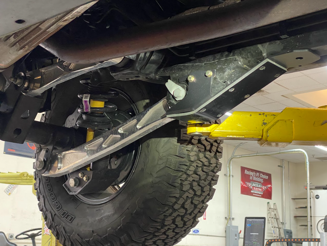 2021 -up BRONCO REAR LOWER ARM FRAME GUARD with HDPE SLIDE - Foutz ...