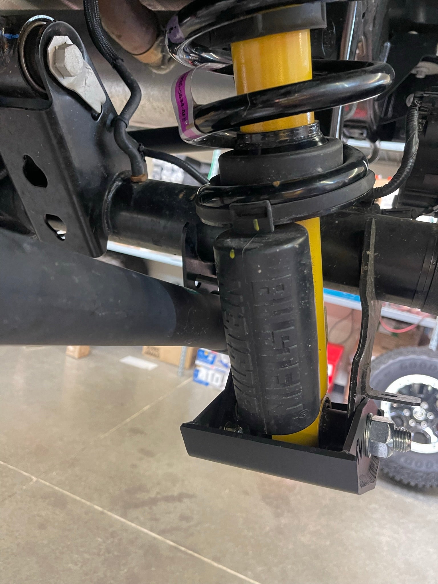 2021+ Bronco Rear shock skid kit for Squatch and Base Shock - Foutz ...