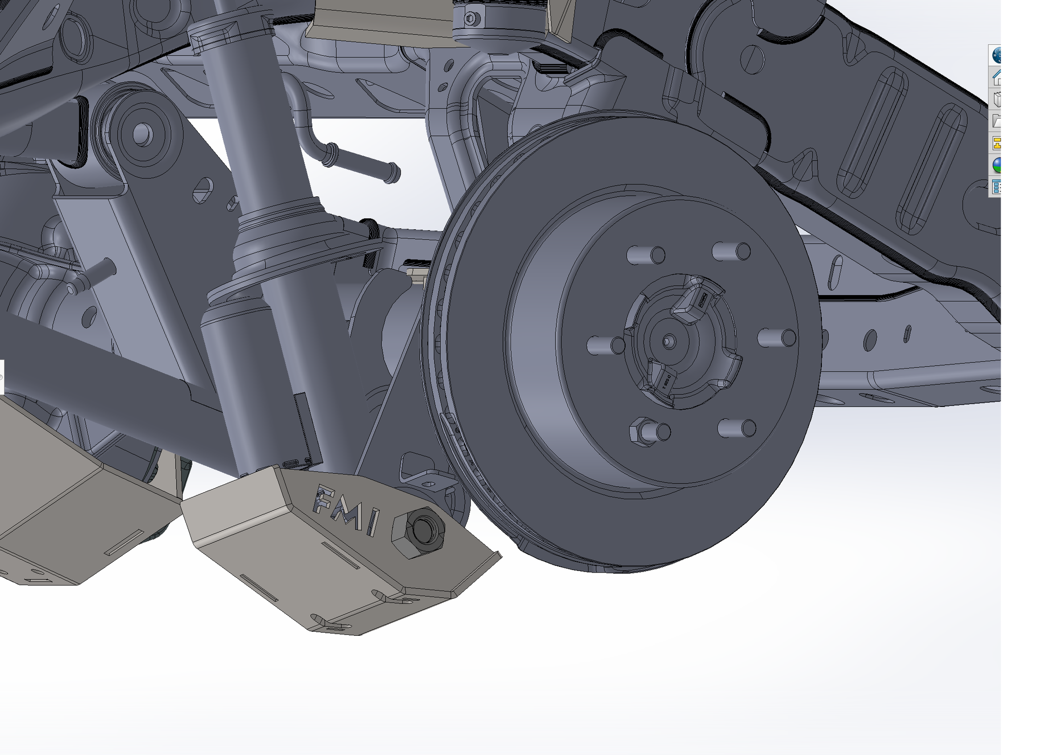 2021+ Bronco Rear shock skid kit for Squatch and Base Shock - Foutz ...
