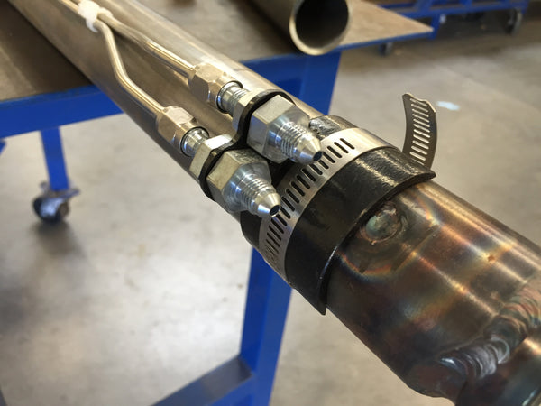 -3AN dual brake line mount kit - Foutz Motorsports LLC