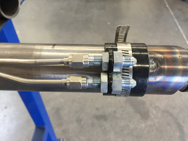 -3AN dual brake line mount kit - Foutz Motorsports LLC