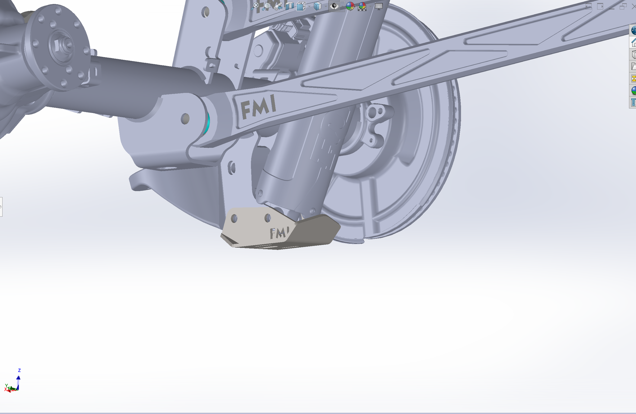Raptor Gen 3 / Raptor R Rear lower shock skid kit - by Foutz Motorspor ...