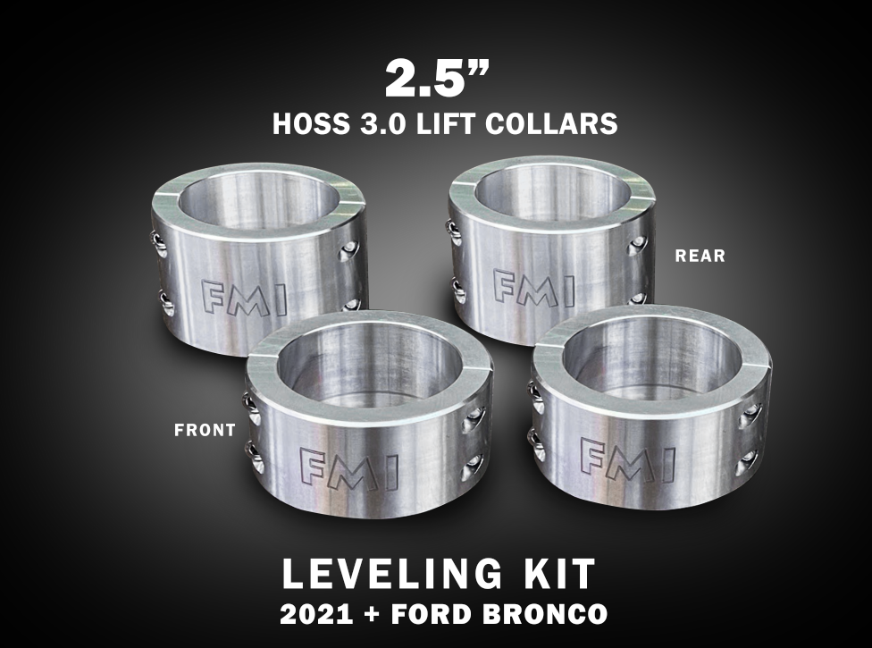 2021+ Bronco HOSS 3.0 Spring Collar Lift Kit - 1.5",2" & 2.5" lift ...